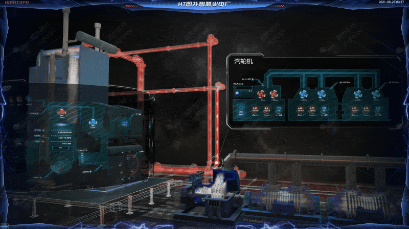 传统能源转型：数字孪生智慧火电厂 3D 可视化 | 图扑软件 - 数据可视化博客